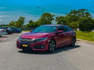 HONDA Civic FC VTEC turbo (Red) - Smartrent Car Rental